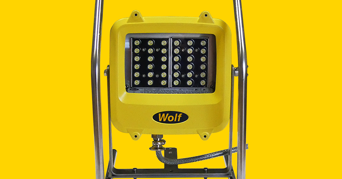 More light for less power – Low Voltage LinkEx™ LED floodlite WF-300 | Wolf Safety
